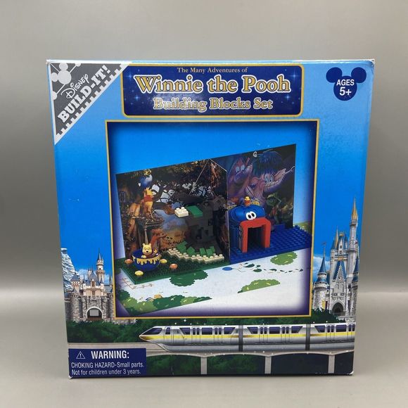 Disney | Toys | New Disney Buildit Winnie The Pooh Building Block Set ...